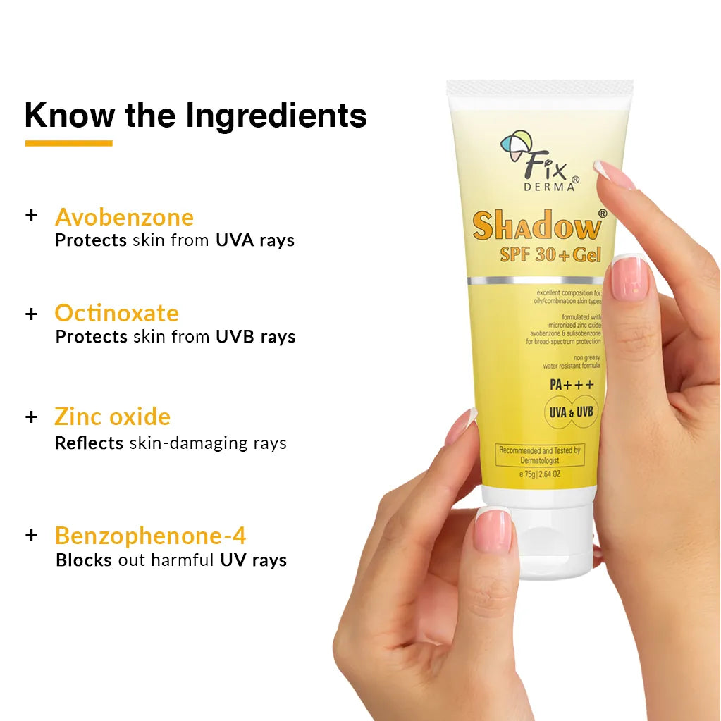 SPF 30 Sunscreen Gel For Oily Skin – Fixderma Skincare