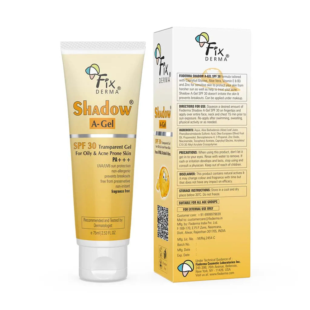 Get SPF 30 Sunscreen Gel for Acne Pron Skin by Fixderma – Fixderma Skincare