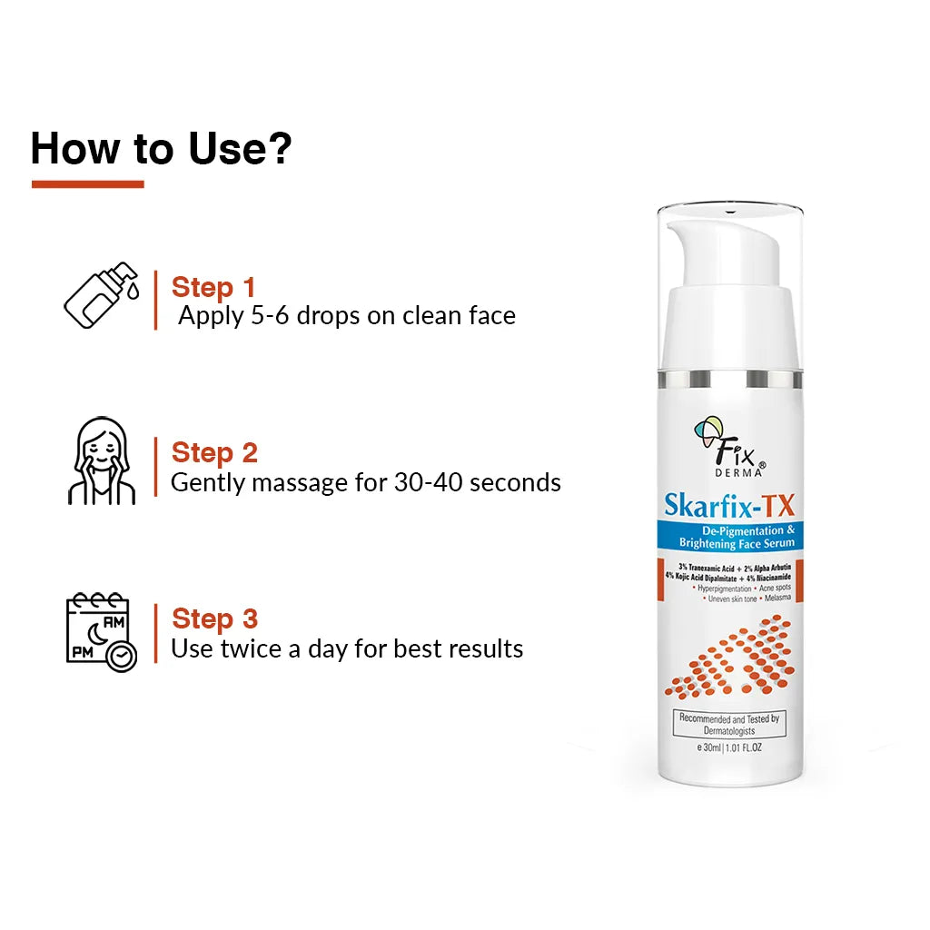 De-Pigmentation & Brightening Face Serum – Fixderma Skincare