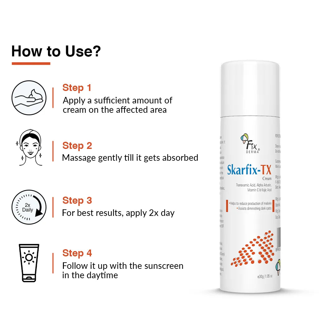Shop Skarfix-TX For Melasma & Dark Spot Solution – Fixderma Skincare