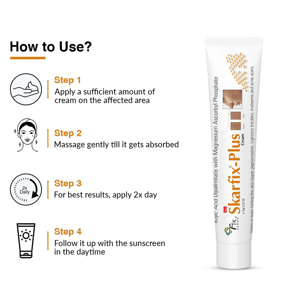 Use Skarfix Plus Cream to Reduce Scar and Pigmentation – Fixderma Skincare