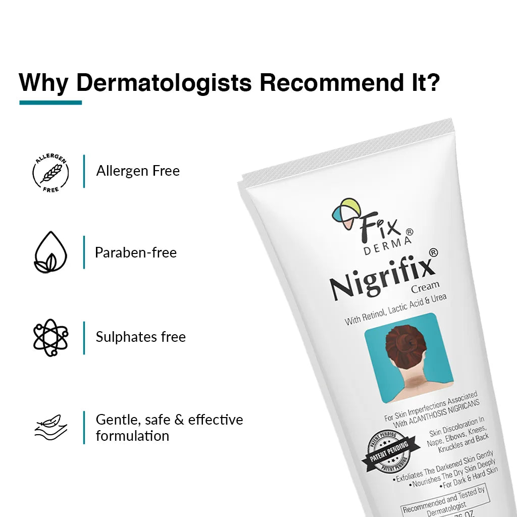 Buy Nigrifix Cream 50g For Acanthosis Nigricans – Fixderma Skincare