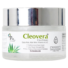 Cica & Aloe Vera Moisturinzing cream for damaged skin – Fixderma Skincare