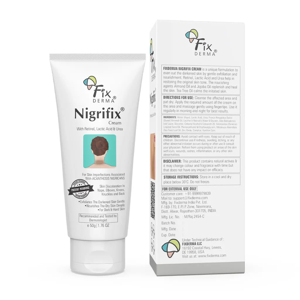 Buy Nigrifix Cream 50g For Acanthosis Nigricans – Fixderma Skincare