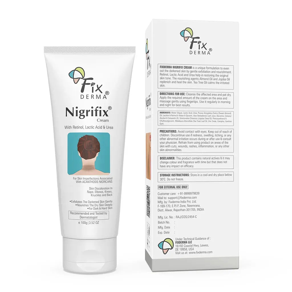 Nigrifix Cream for Hyperpigmentation – Fixderma Skincare