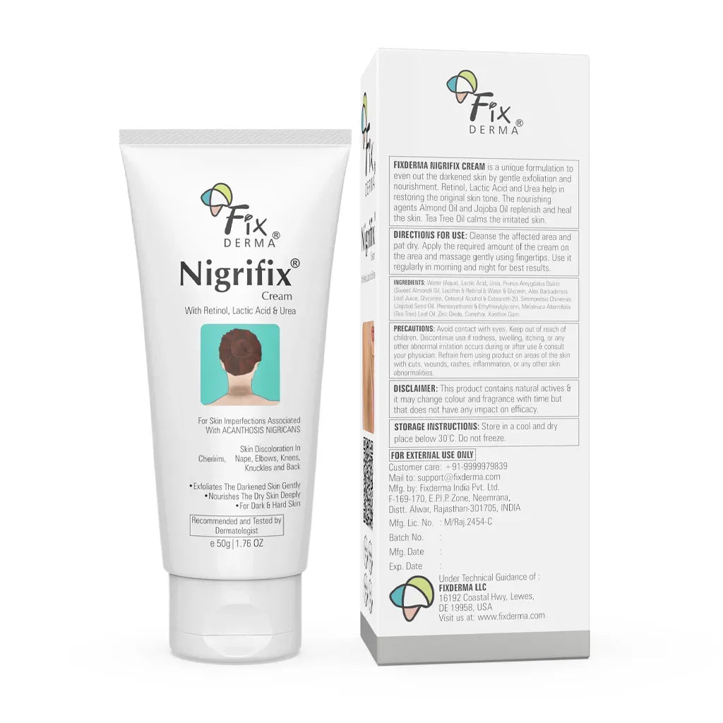 Use Nigrifix Cream 50g for Dark Patch Solution – Fixderma Skincare