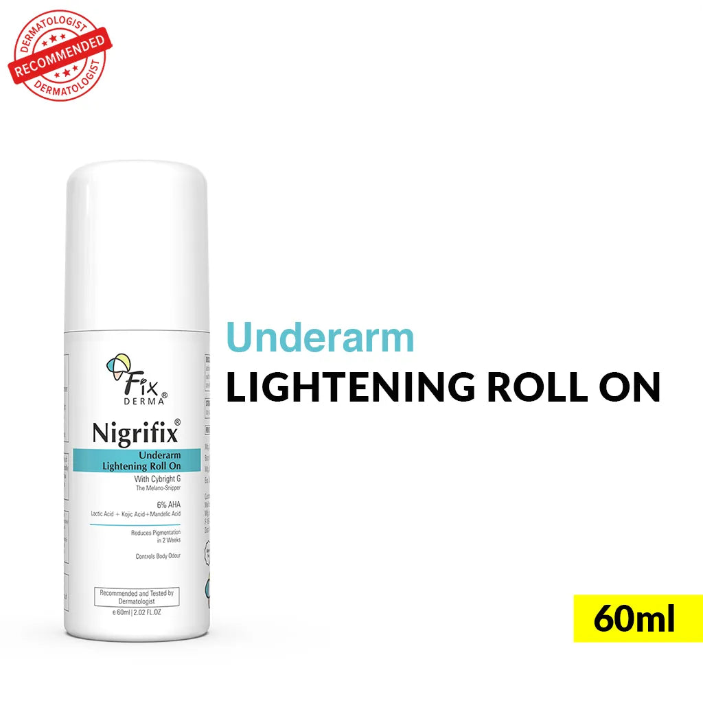 Buy Nigrifix Underarm Lightening Roll-On For Underarms – Fixderma Skincare