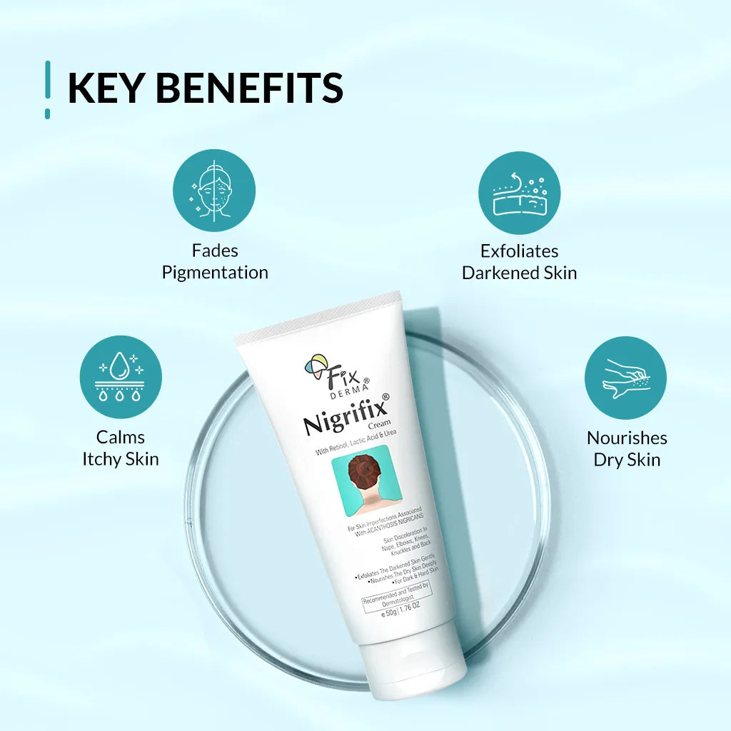 Buy Nigrifix Cream 50g For Acanthosis Nigricans – Fixderma Skincare