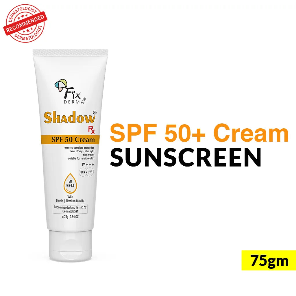 Shadow Sunscreen Rx SPF 50+ Cream – Fixderma Skincare