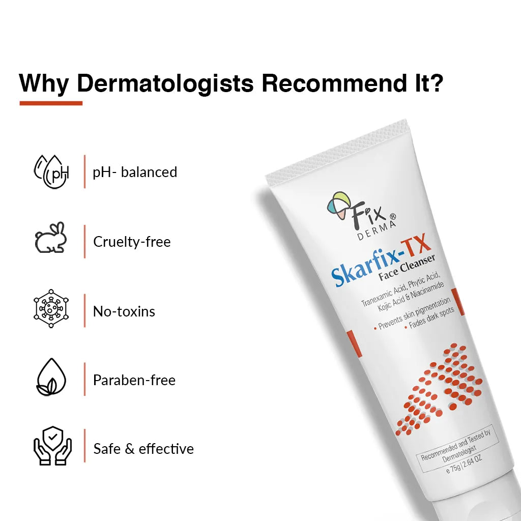 Skarfix-TX Cleanser with Niacinamide – Fixderma Skincare