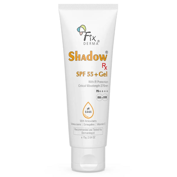 Shadow Sunscreen SPF 55+ Gel – Fixderma Skincare